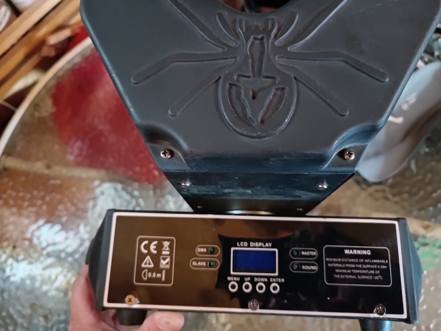 Fixture de Freestyler P/ Spider Chino 8x12w RGBW 4en1 Giratorio de 18 ...