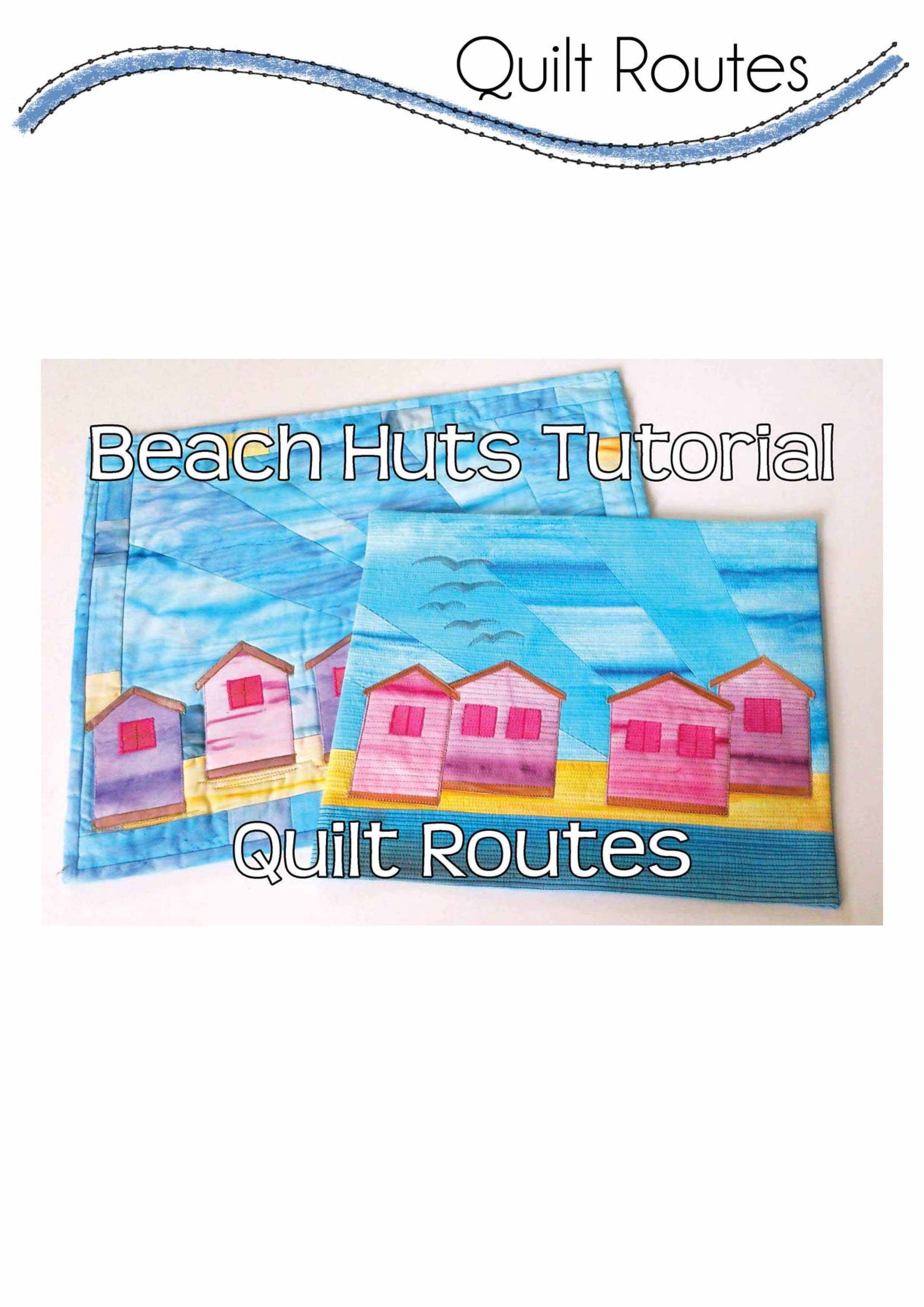 Beach Huts templates for blog tutorial - Payhip