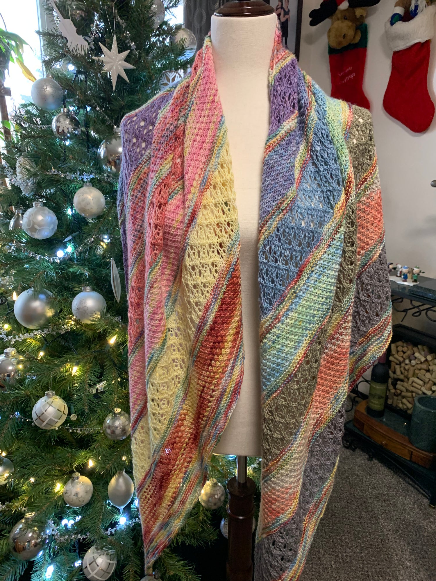 Joyful Advent Wrap Knitting Pattern PDF - Payhip