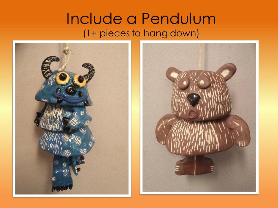 Ceramic Wind Chime Characters (Pinch Pot) POWERPOINT - Payhip