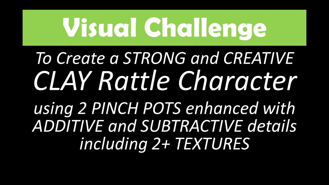 Double Pinch Pot Rattle Characters POWERPOINT - Payhip