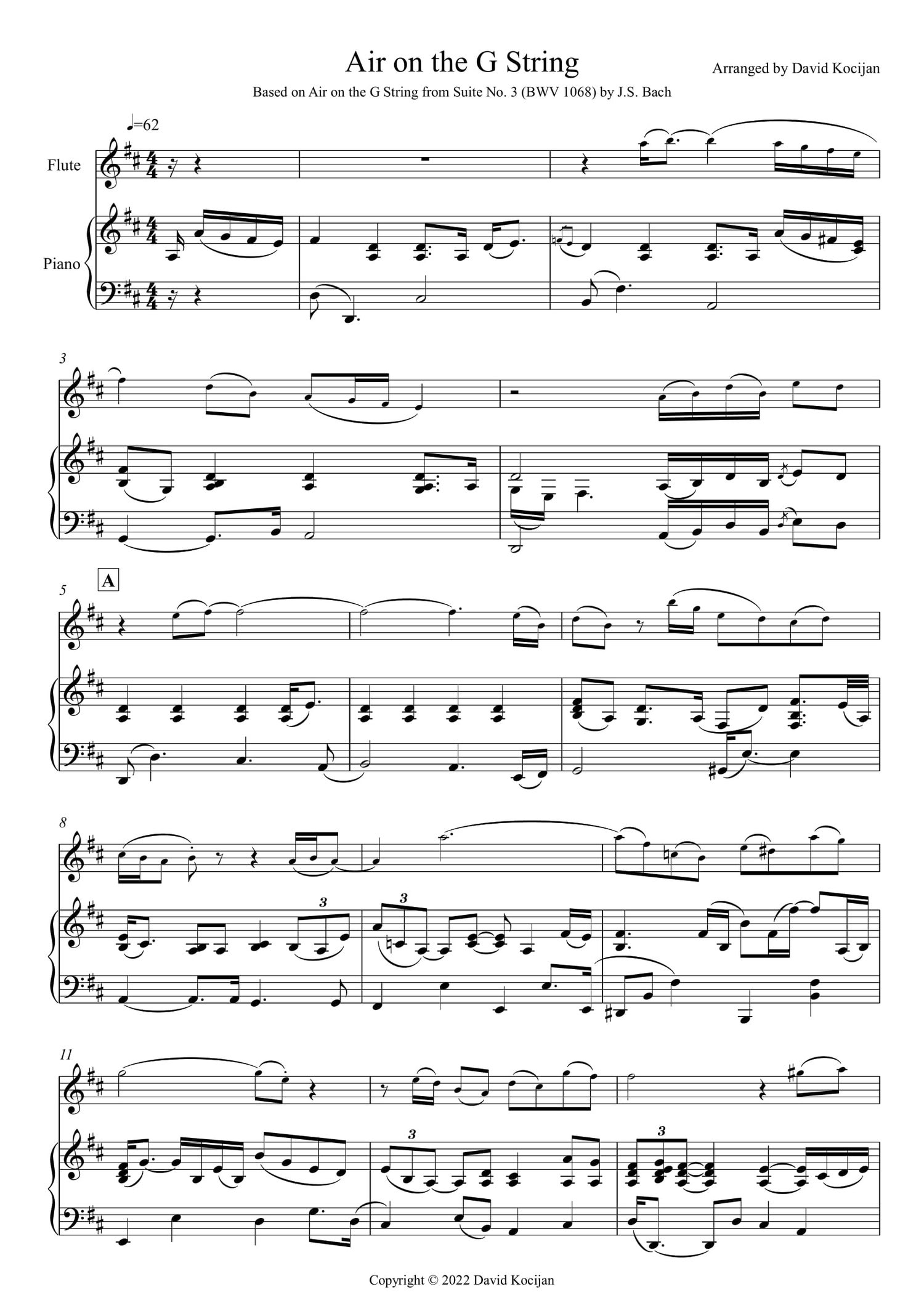 The Smooth Bach Volume 1 INTERMEDIATE flute Piano SHEET MUSIC the-smooth-bach-volume-1-intermediate-flute-piano-sheet-music