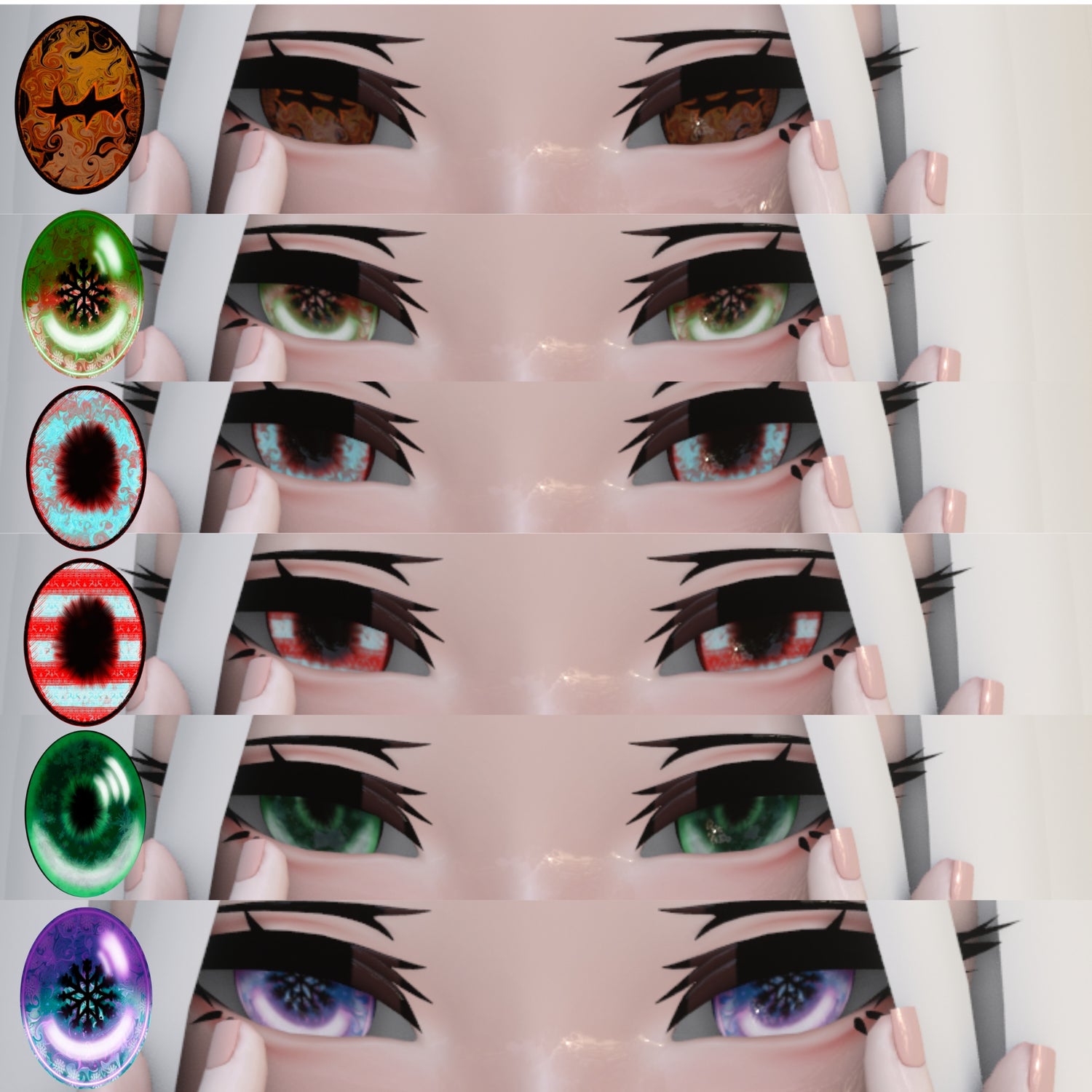 X-Mas Eye Textures - Payhip