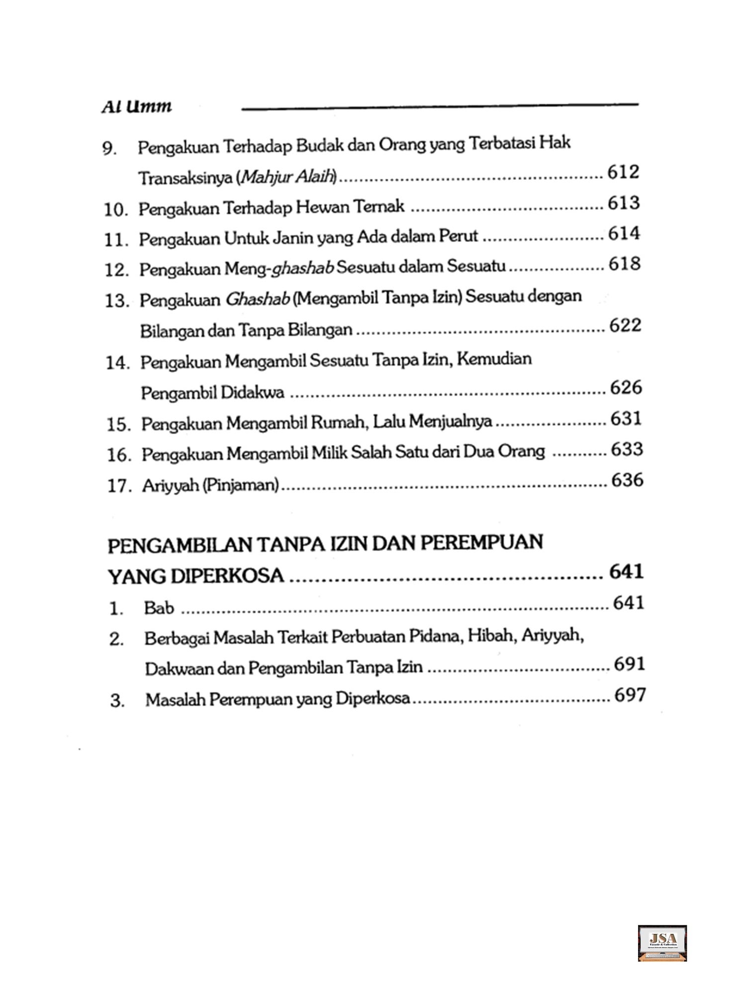 AL-UMM IMAM SYAFI'I JILID 6 - Payhip