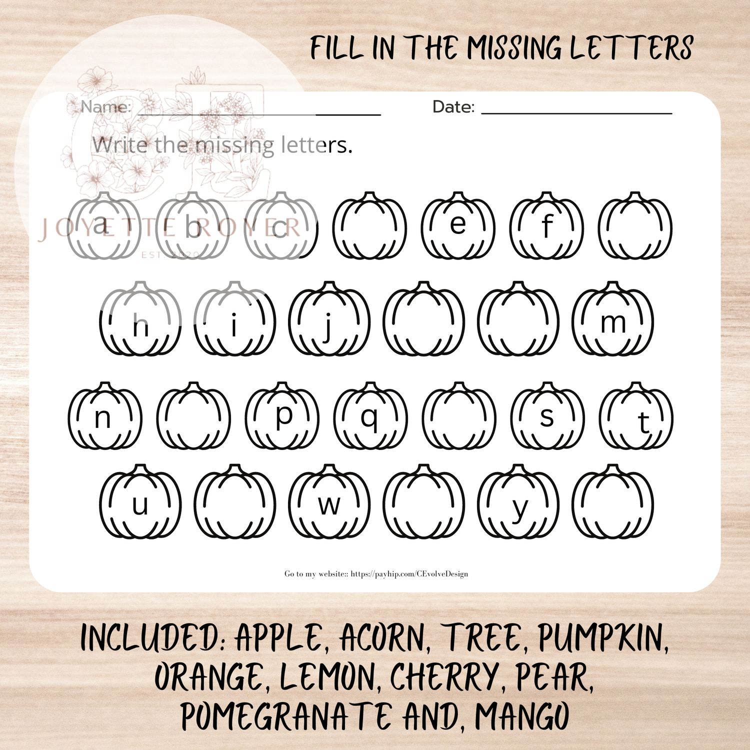 Write the Missing Letters AaBbCc's - INSTANT DOWNLOAD - Homeschool ...