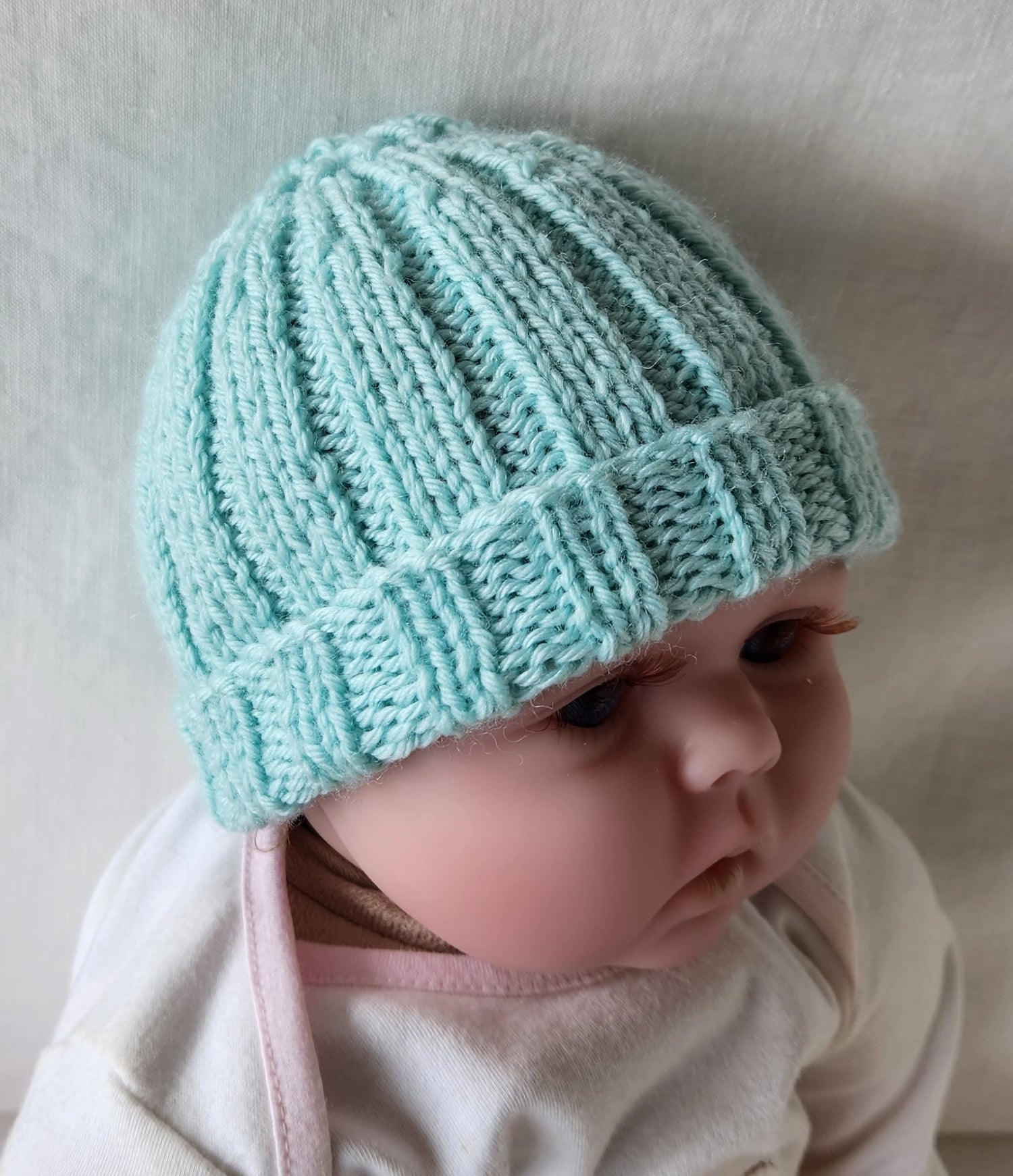 Baby’s 8ply rib Beanie - Jersey - Payhip