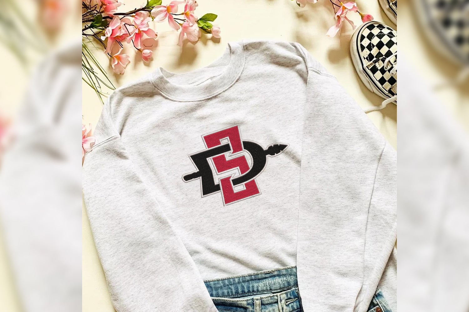 San Diego State Aztecs Football Team Embroidery file, NCAAF teams ...