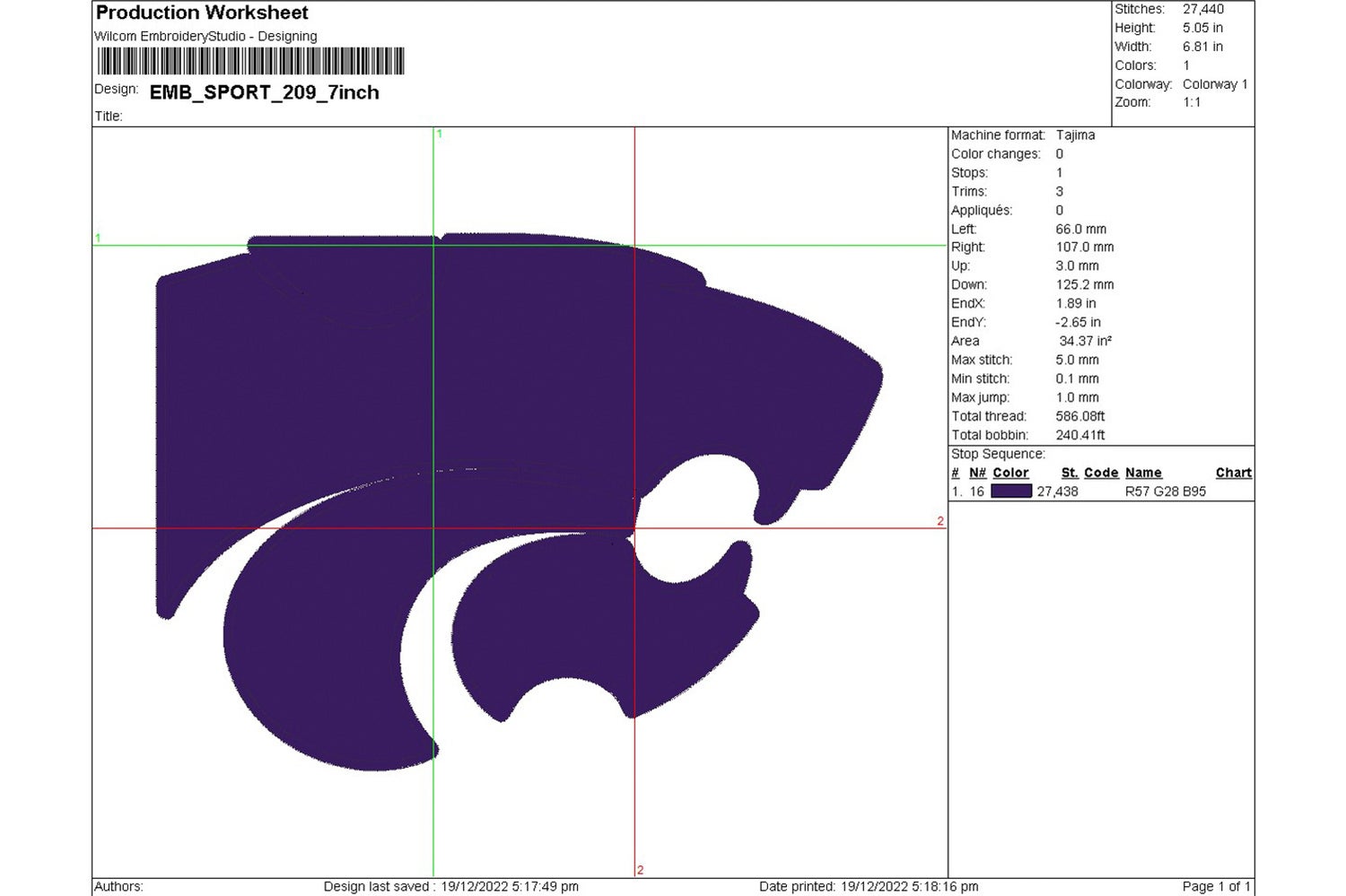 Kansas State Wildcats Football Team Embroidery file, NCAAF teams ...