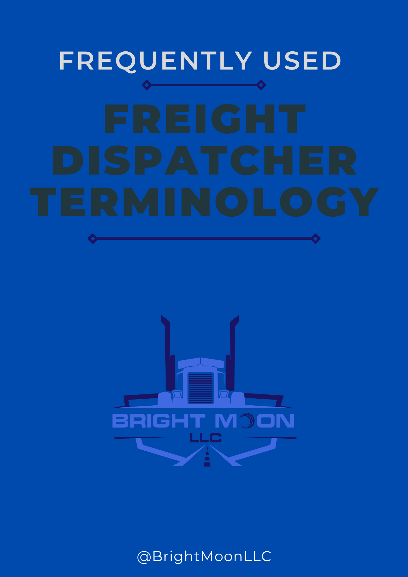 *NEW!* Freight Dispatcher Terminology eBook - Payhip
