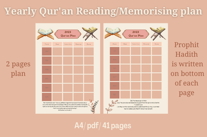 2023 muslim planner | A4 Printable Islamic planner | Yearly,Monthly ...