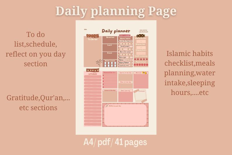 2023 muslim planner | A4 Printable Islamic planner | Yearly,Monthly ...
