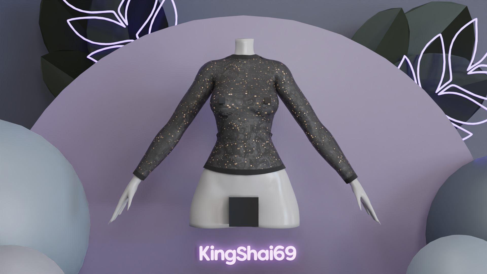 Starry mesh shirt (FREE IN NITRO) - Payhip