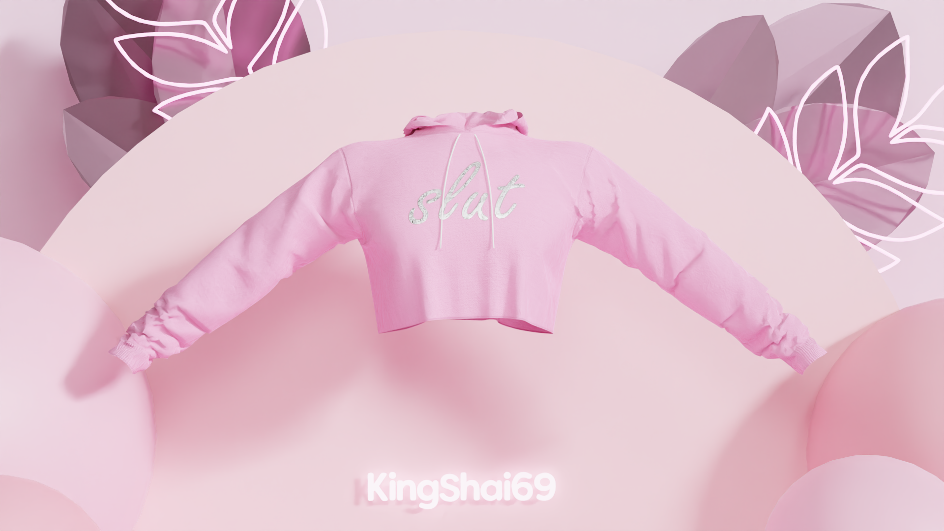 Cropped male hoodie (4 bases) - Payhip