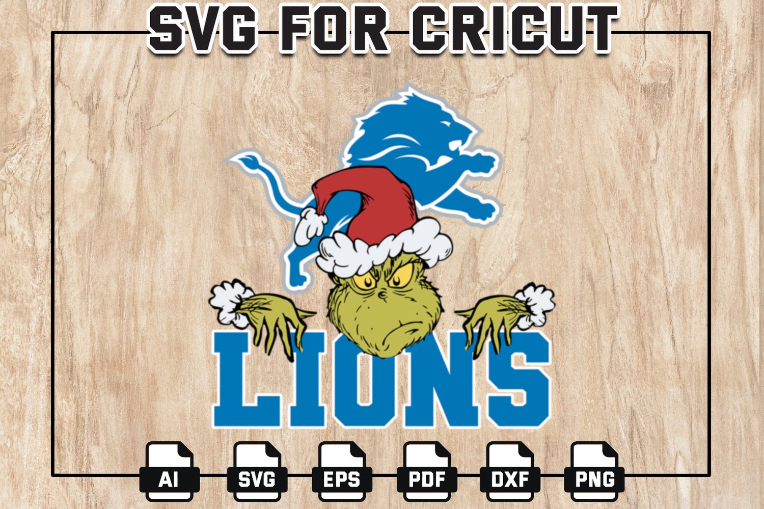 NFL Grinch Detroit Lions SVG, Grinch svg, NFL SVG Design, Lions SVG ...