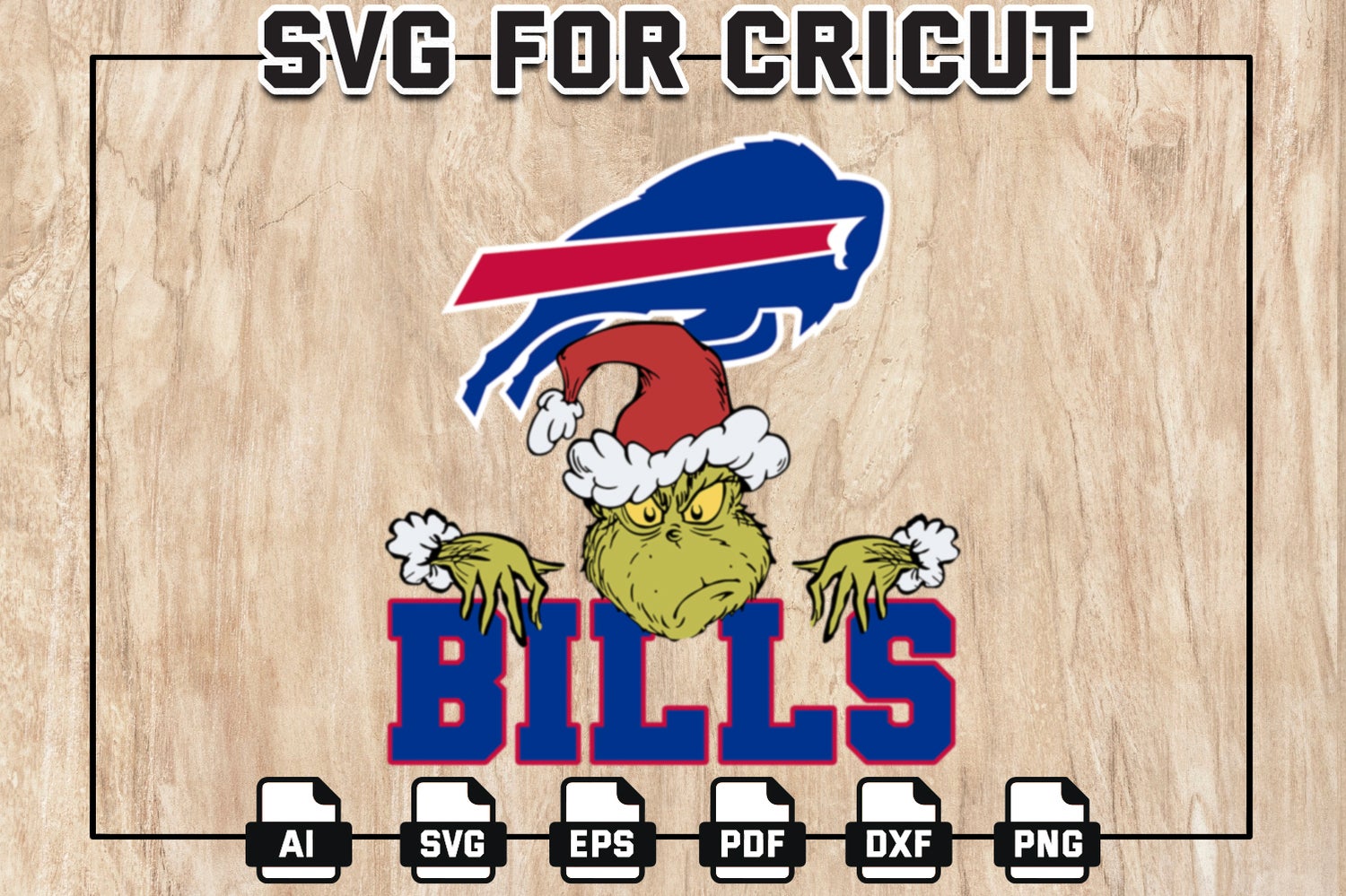 NFL Grinch Buffalo Bills SVG, Grinch svg, NFL SVG Design, Bills SVG ...