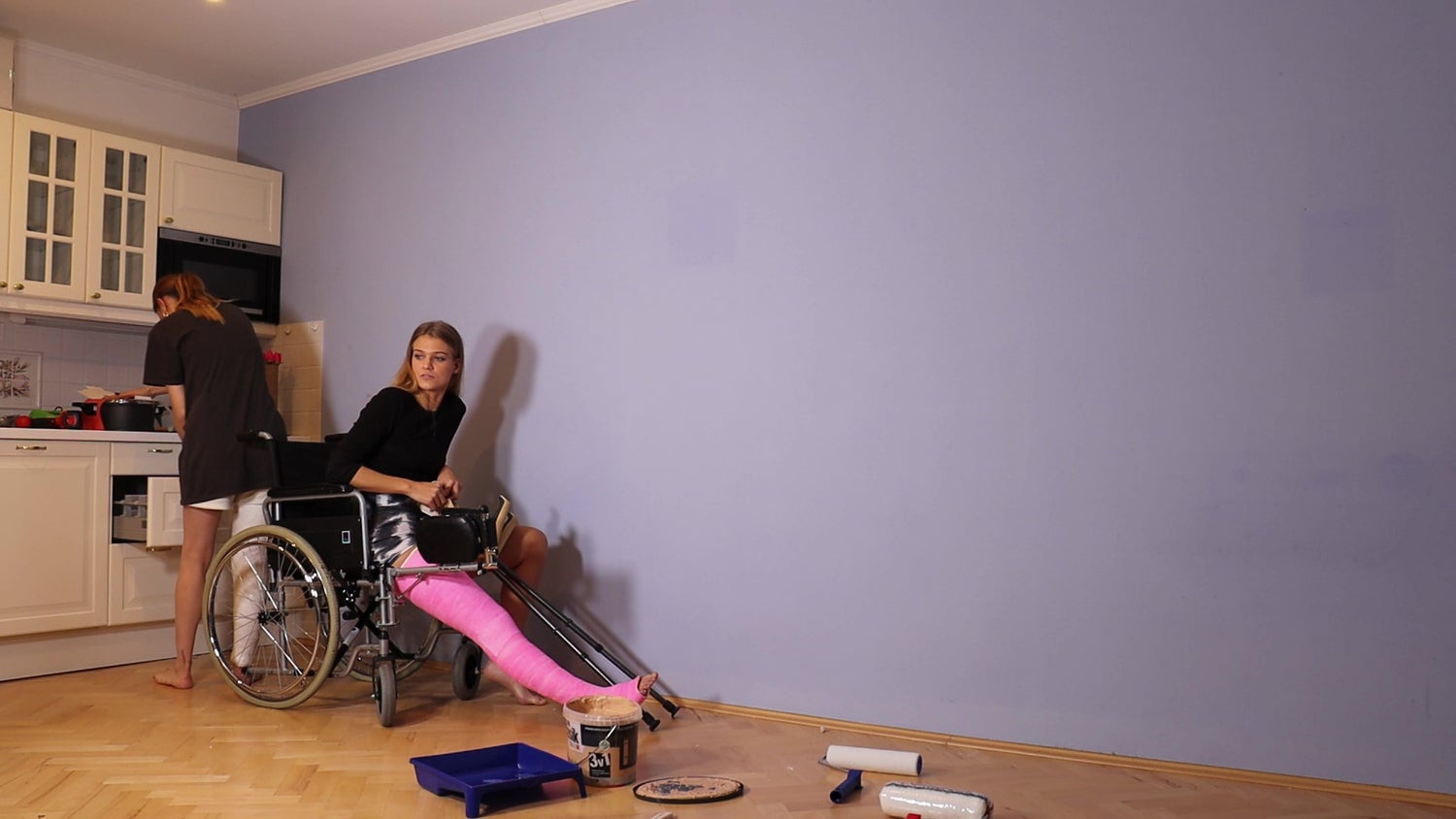 Sarah LLC, Mary CLC, wall painging part one, 28 minutes - Payhip