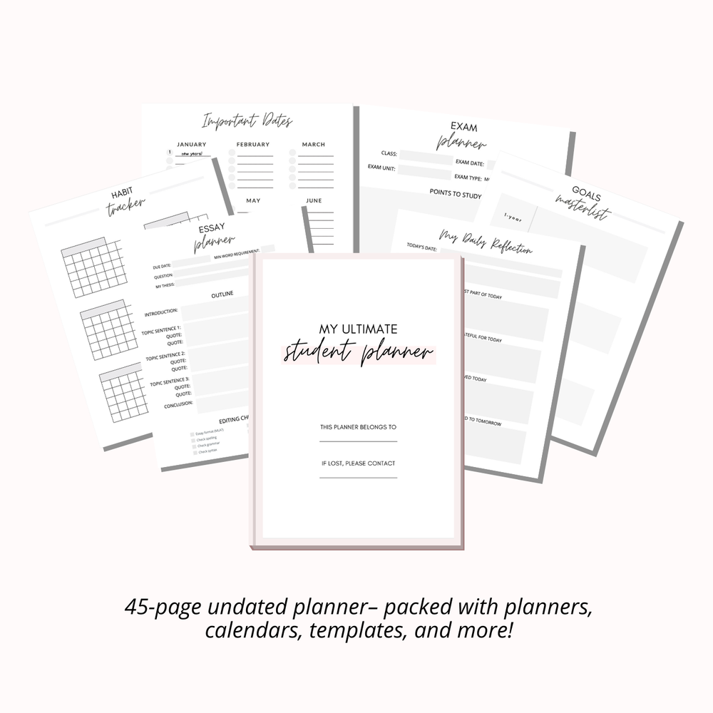 Ellie | Sincerely Students - Payhip