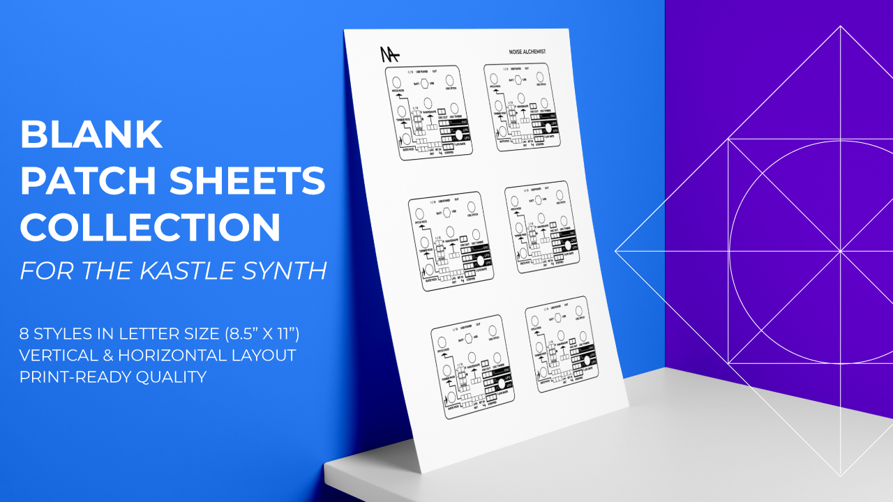 Kastle Synth Blank Patch sheets Collection - Payhip