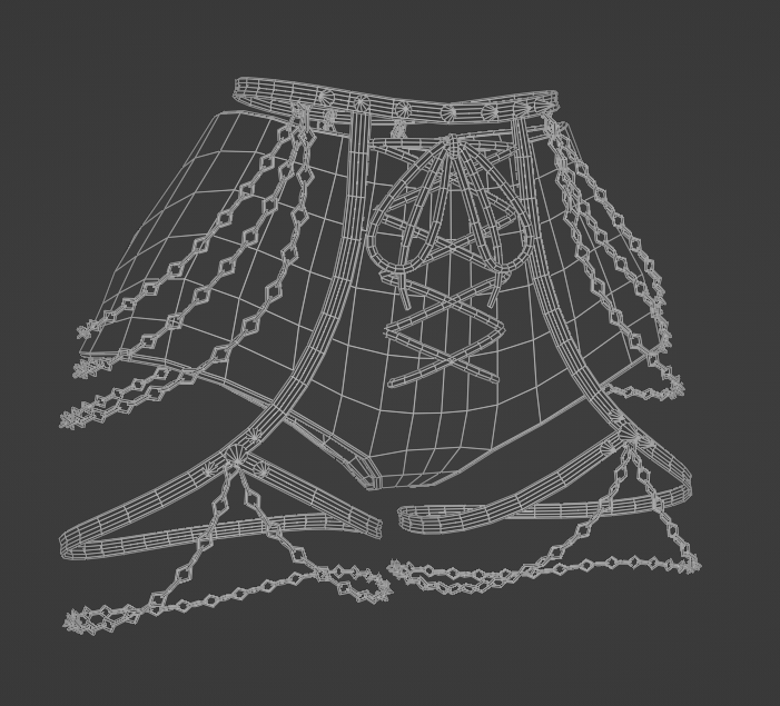 Short Latex Chain Pants *Commercial License* - Payhip