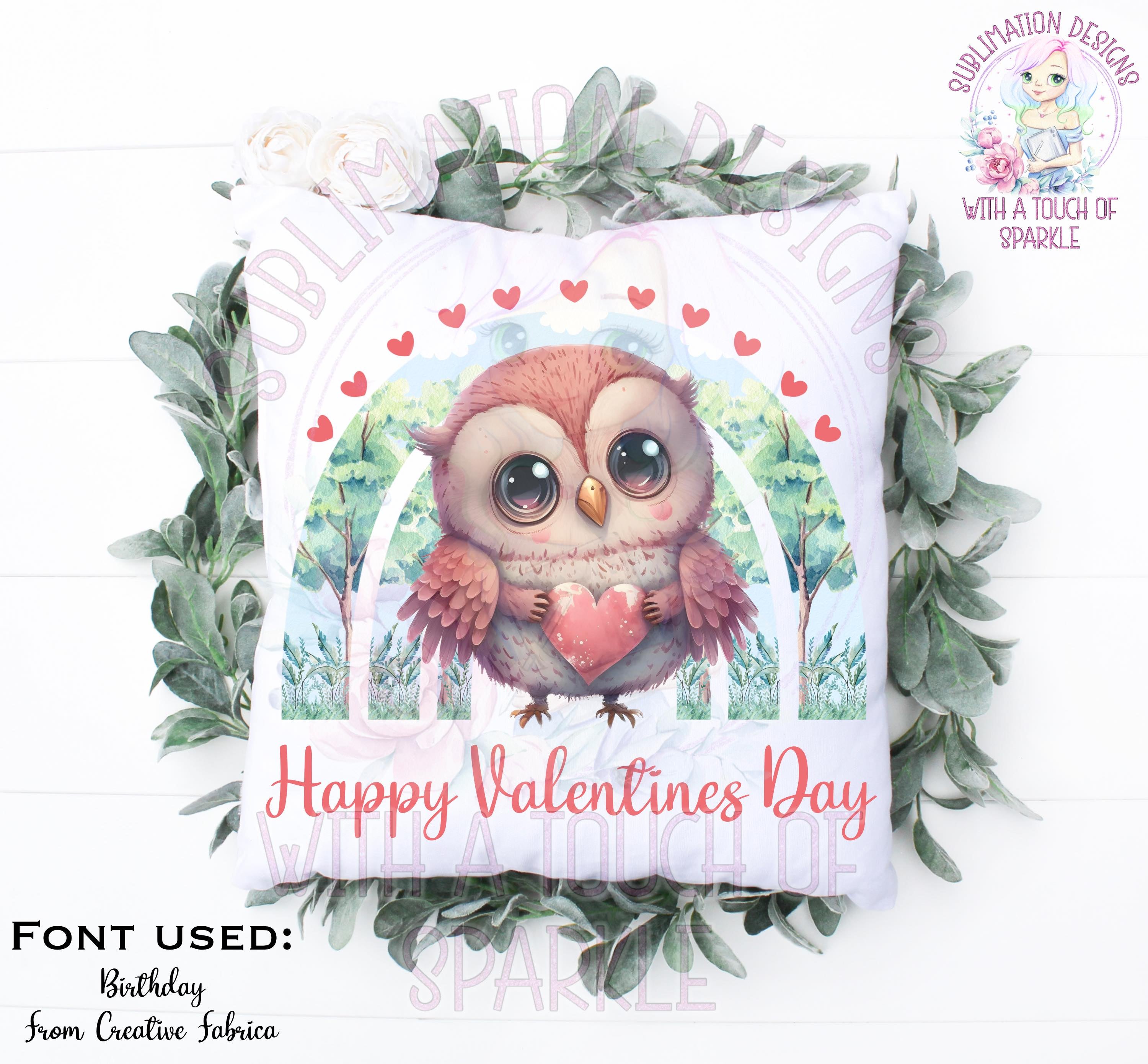 Valentines Day Owl Rainbows - Payhip