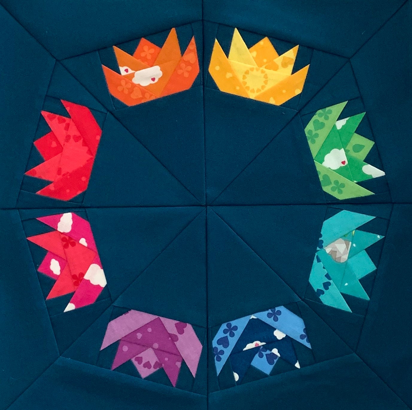 Blossom Paper Pieced Pattern - Payhip