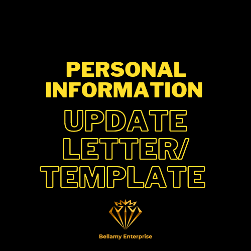 Personal Info Update Letter - Payhip