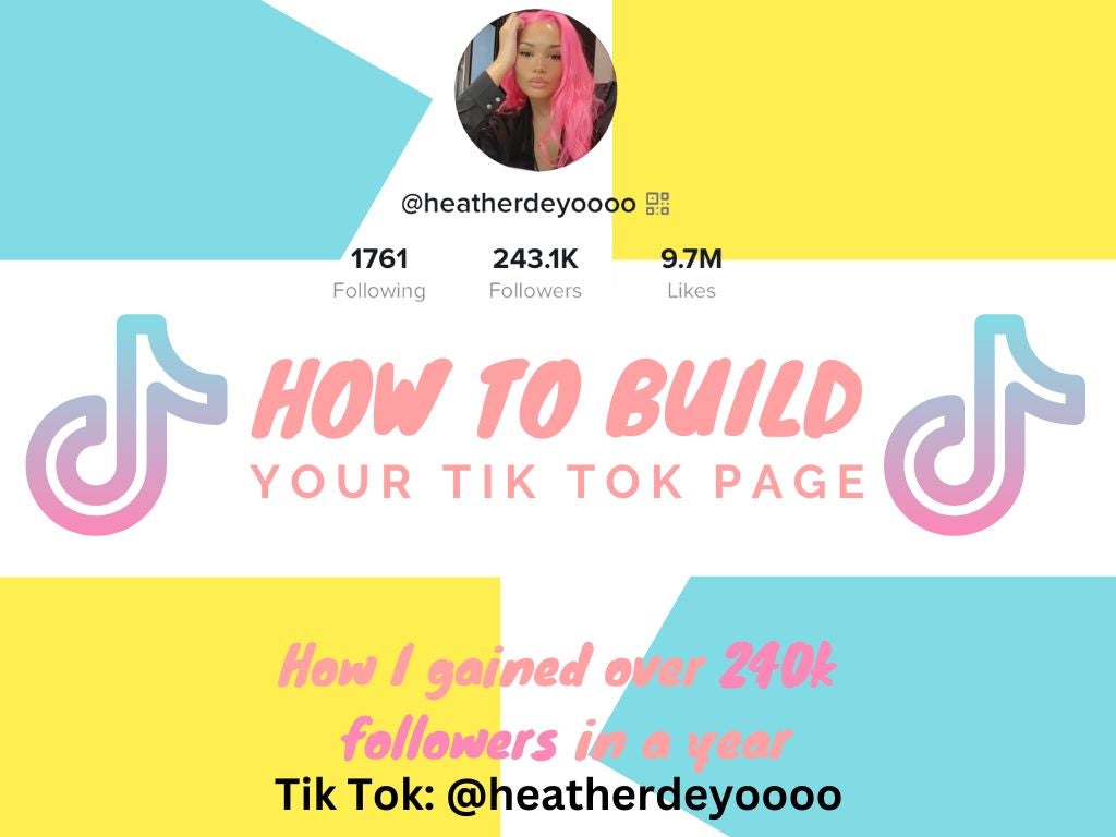 How To Build Your Tik Tok Page - Payhip