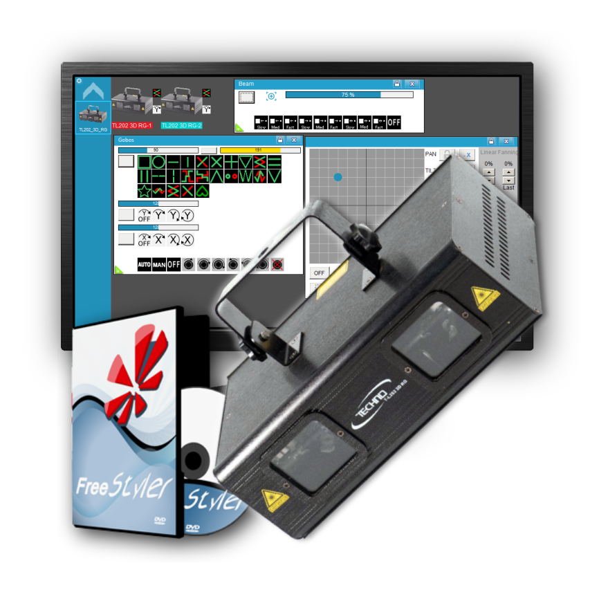 Fixture de Freestyler P/ T-L202 3D RG de Techno - Payhip