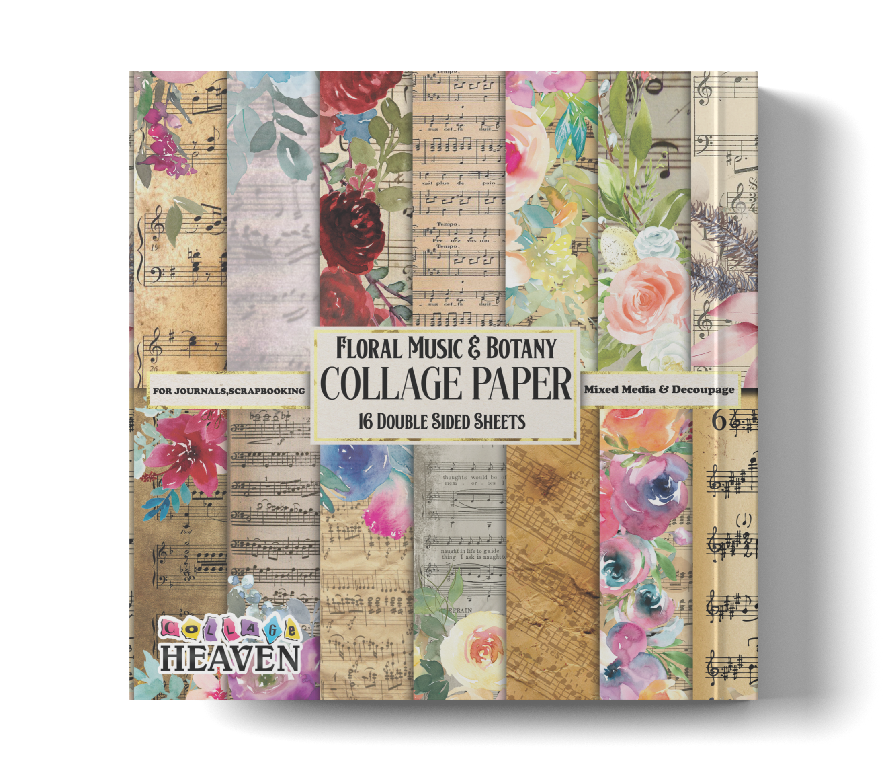 Collage Paper Books