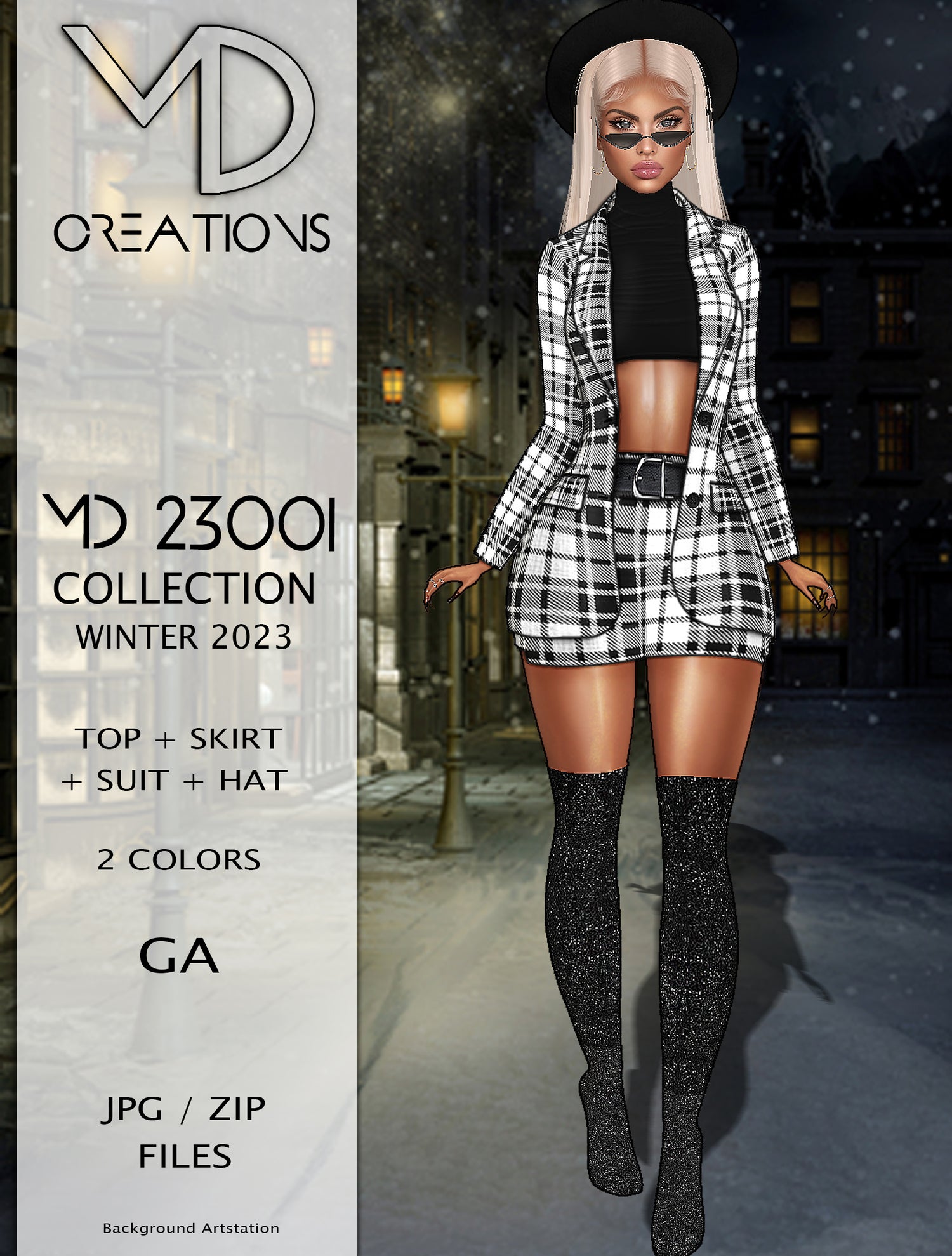 MD 23001 - Elegant Winter - IMVU - Texture - Payhip