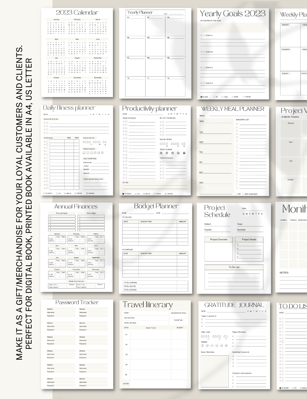 The Ultimate Life Planner Printable Bundle | Daily Planner | Weekly ...