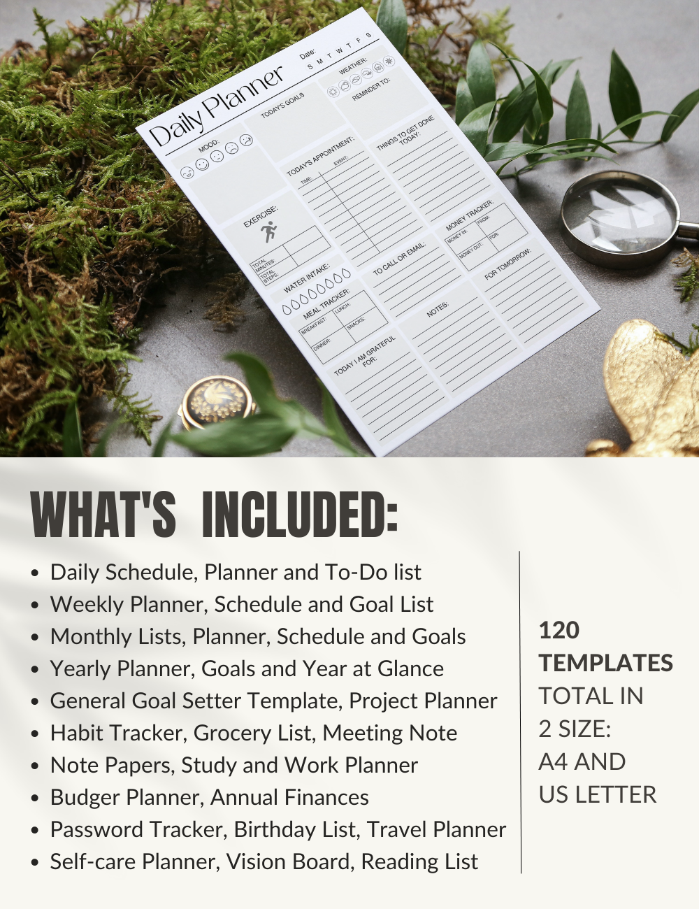 The Ultimate Life Planner Printable Bundle | Daily Planner | Weekly ...