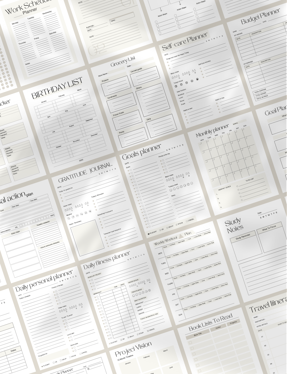 The Ultimate Life Planner Printable Bundle | Daily Planner | Weekly ...