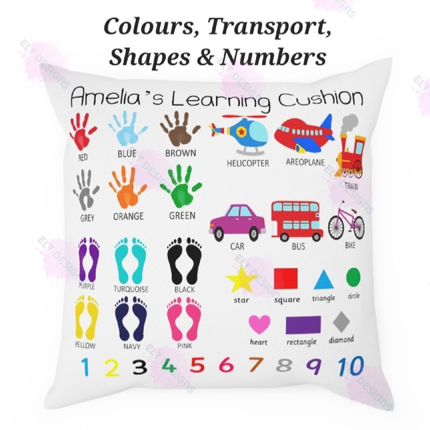 Mixed Learning Cushion Designs - English - Payhip