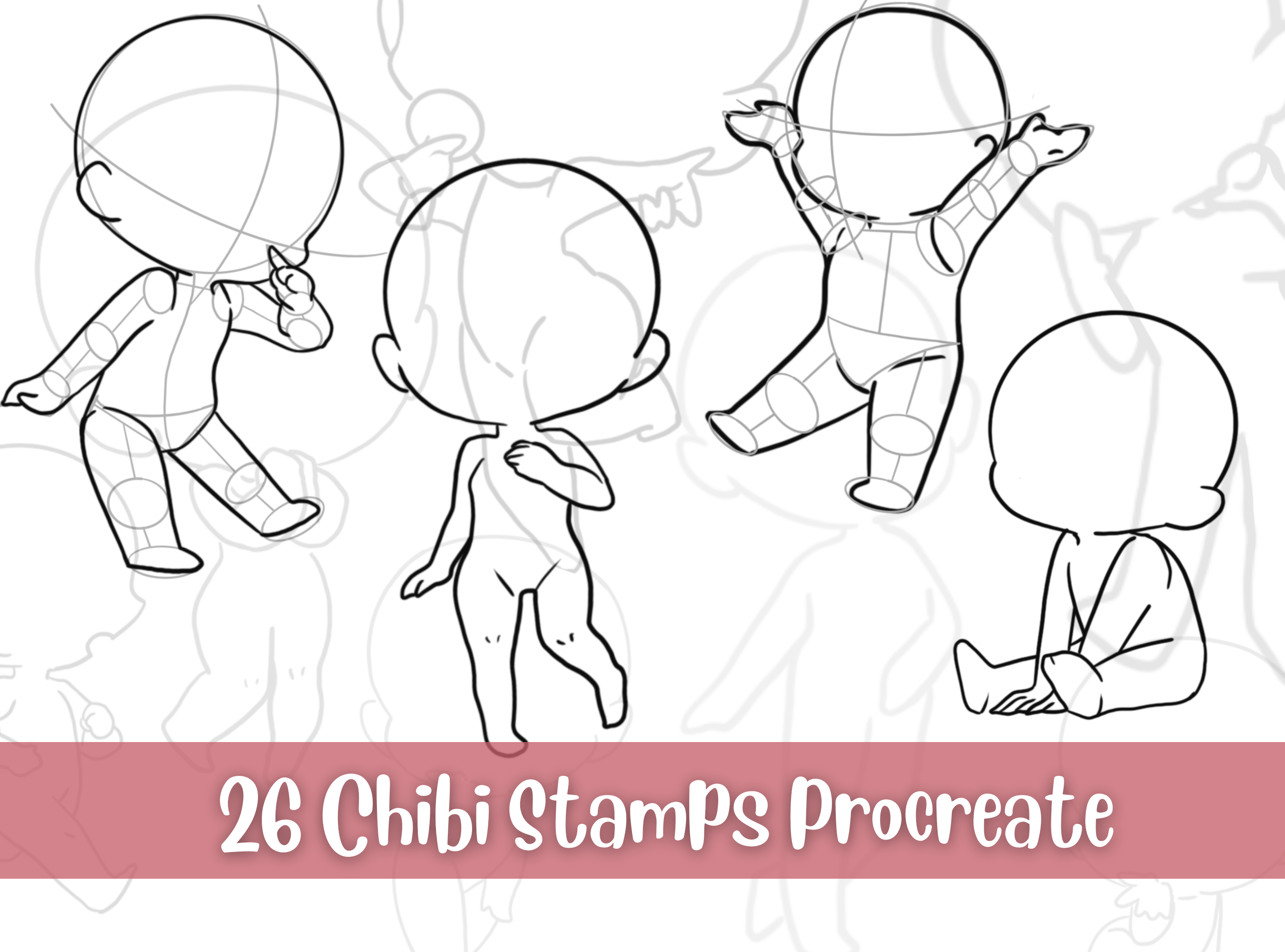 Chibi Body Stamps for Procreate - Payhip