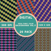 20 Pack of Mega Funky Digital Scrapbook Paper 12x12in - Vol.17 ...