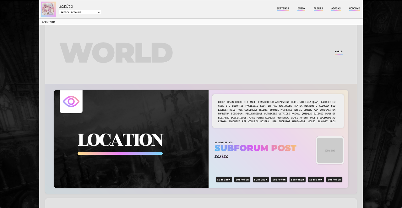 APOCRYPHA - JCINK SKIN - Payhip