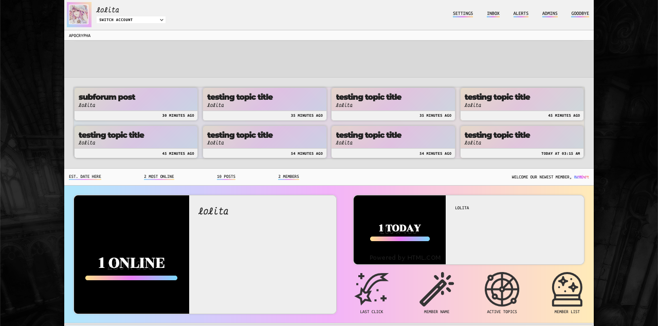 APOCRYPHA - JCINK SKIN - Payhip