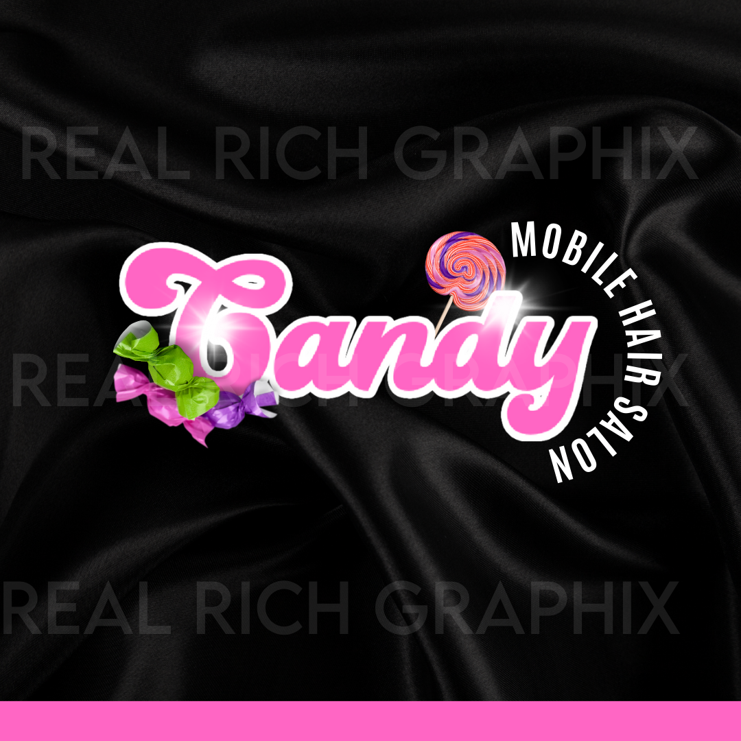 Candy Premade Logo - Payhip