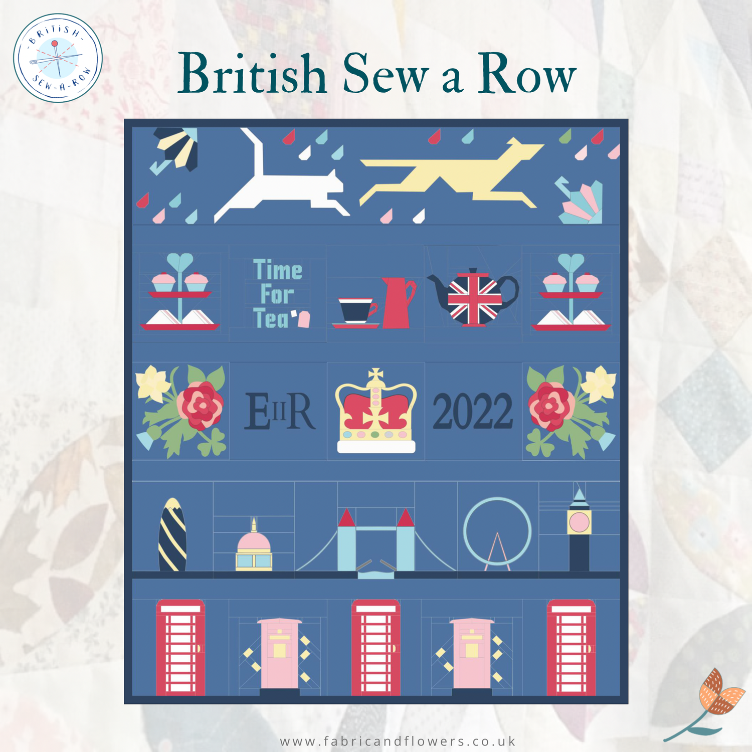 Quilt Blocks of famous London Buildings