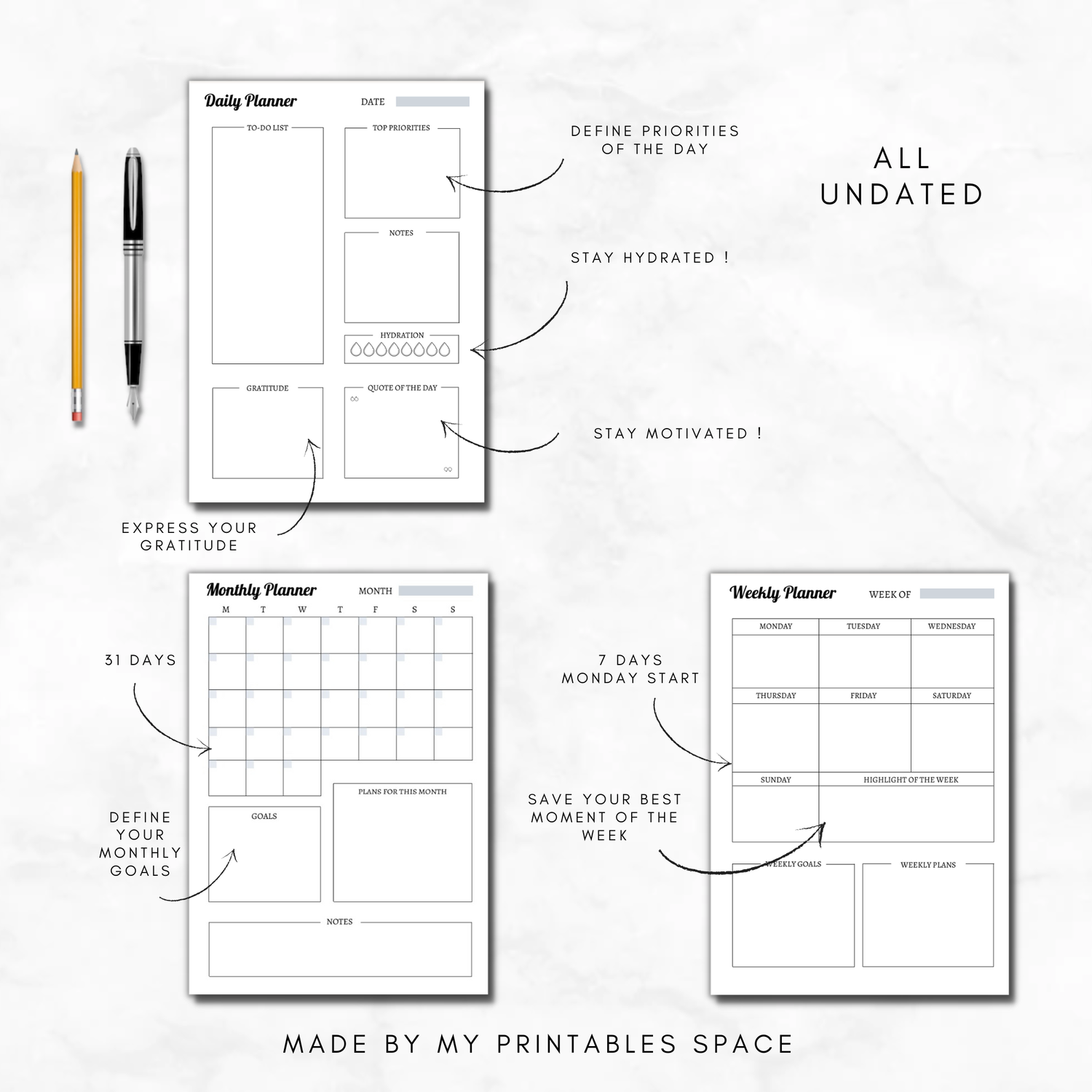 Ultimate Student Planner | Student Planner Essentials | Student Planner ...