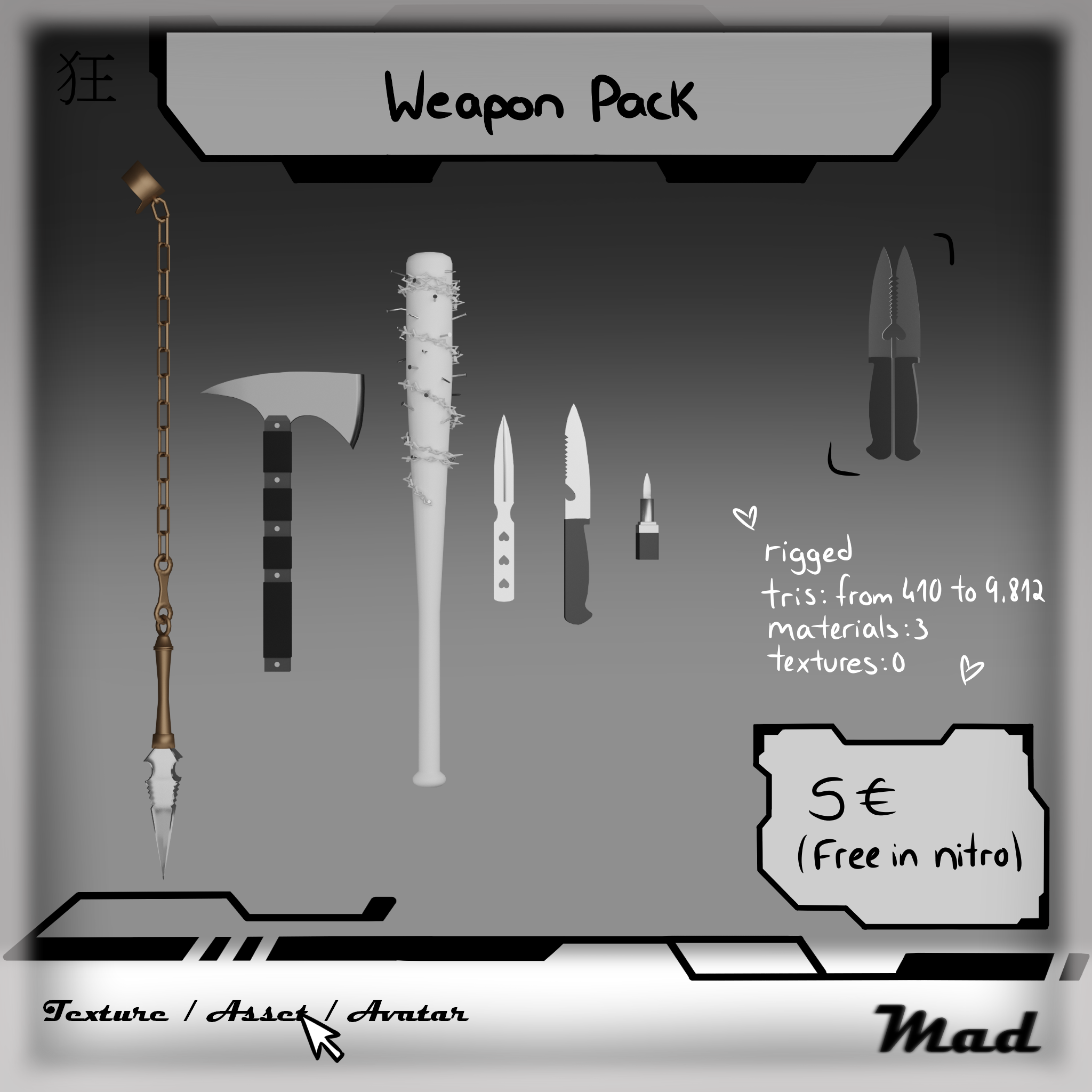 Weapon Pack (FREE IN NITRO) - Payhip