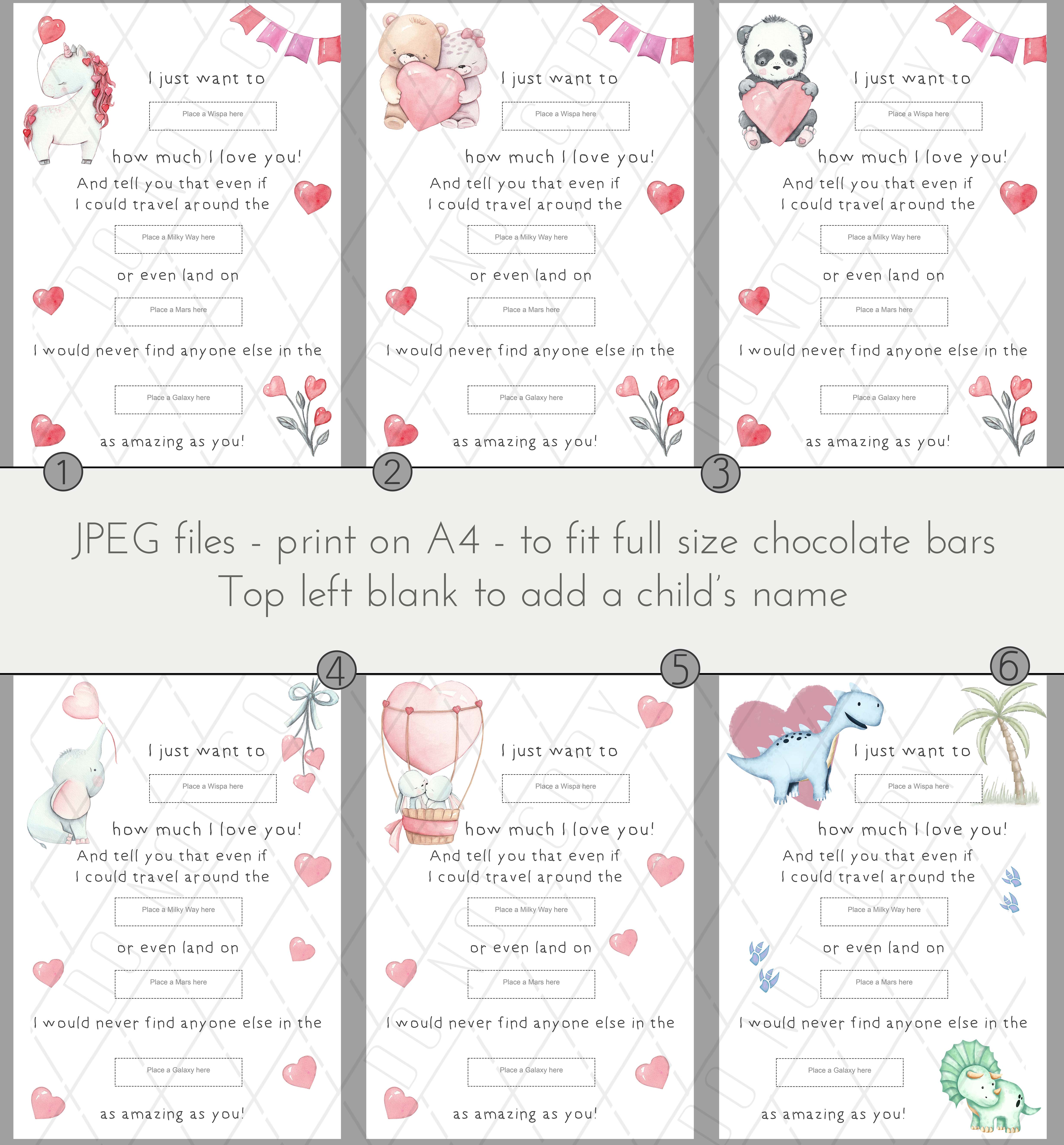 Chocolate Poems - Valentines - Payhip