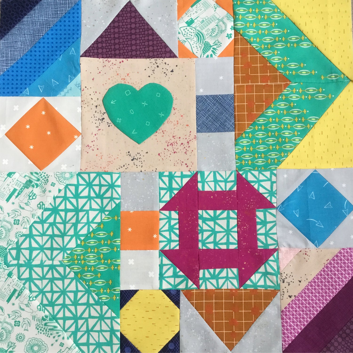 Quilt Blocks of famous London Buildings