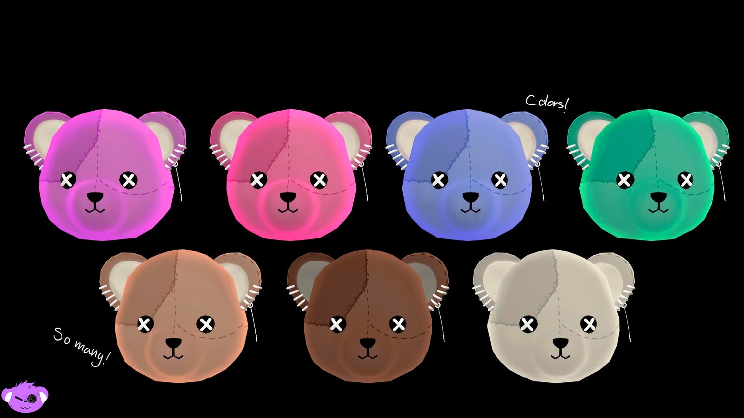 TeddyBear Head - Payhip