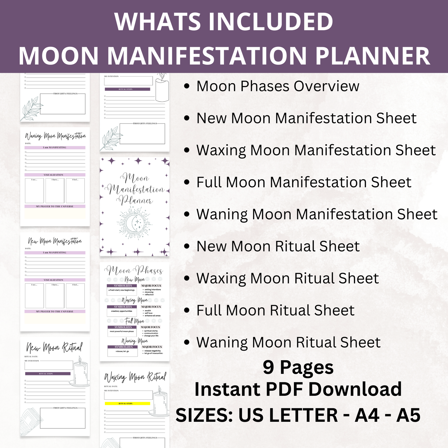 Moon Manifestation Starter Pack - Payhip