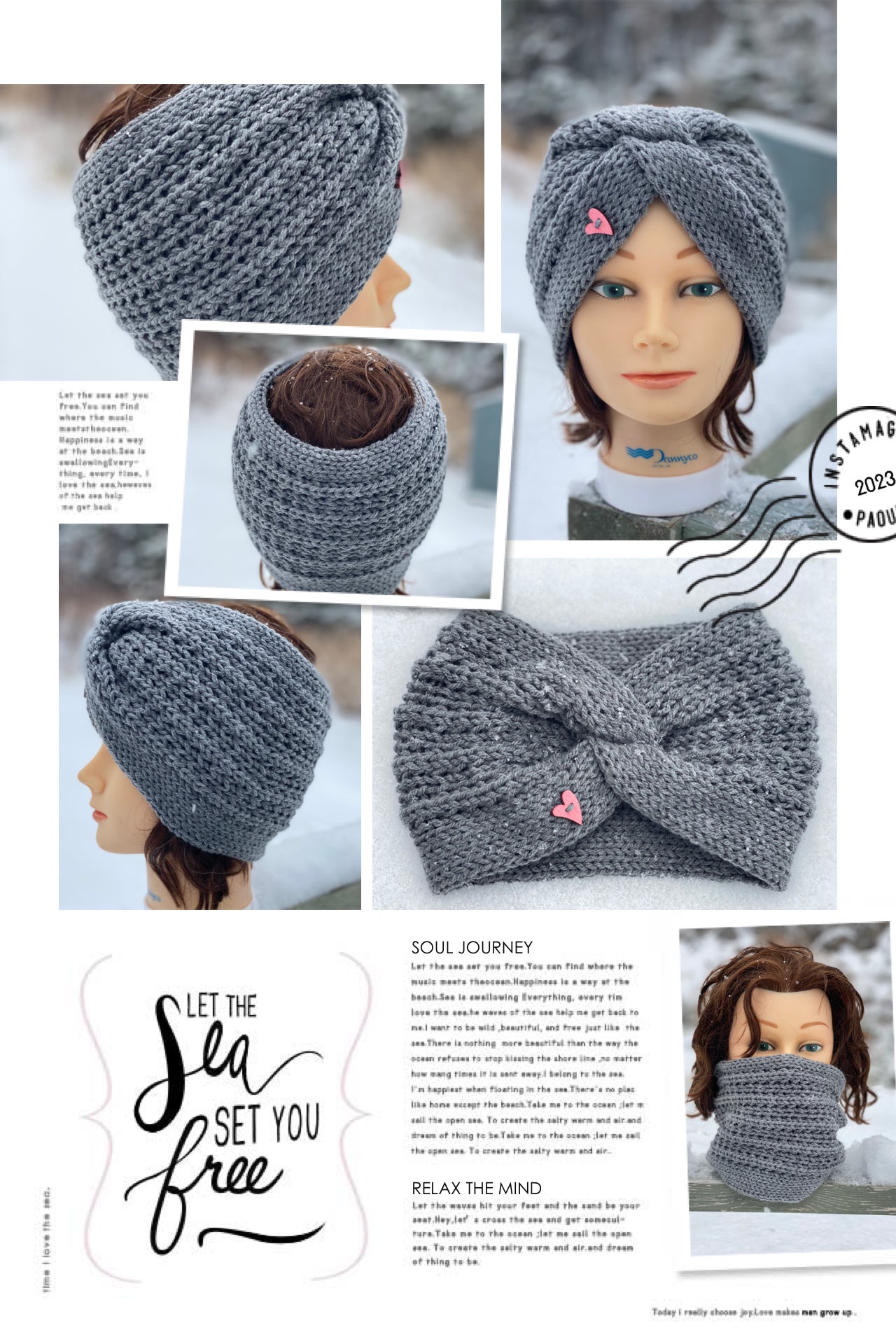 Monkey Slouchy Hat & Cowl Addi King Knit Pattern - Payhip