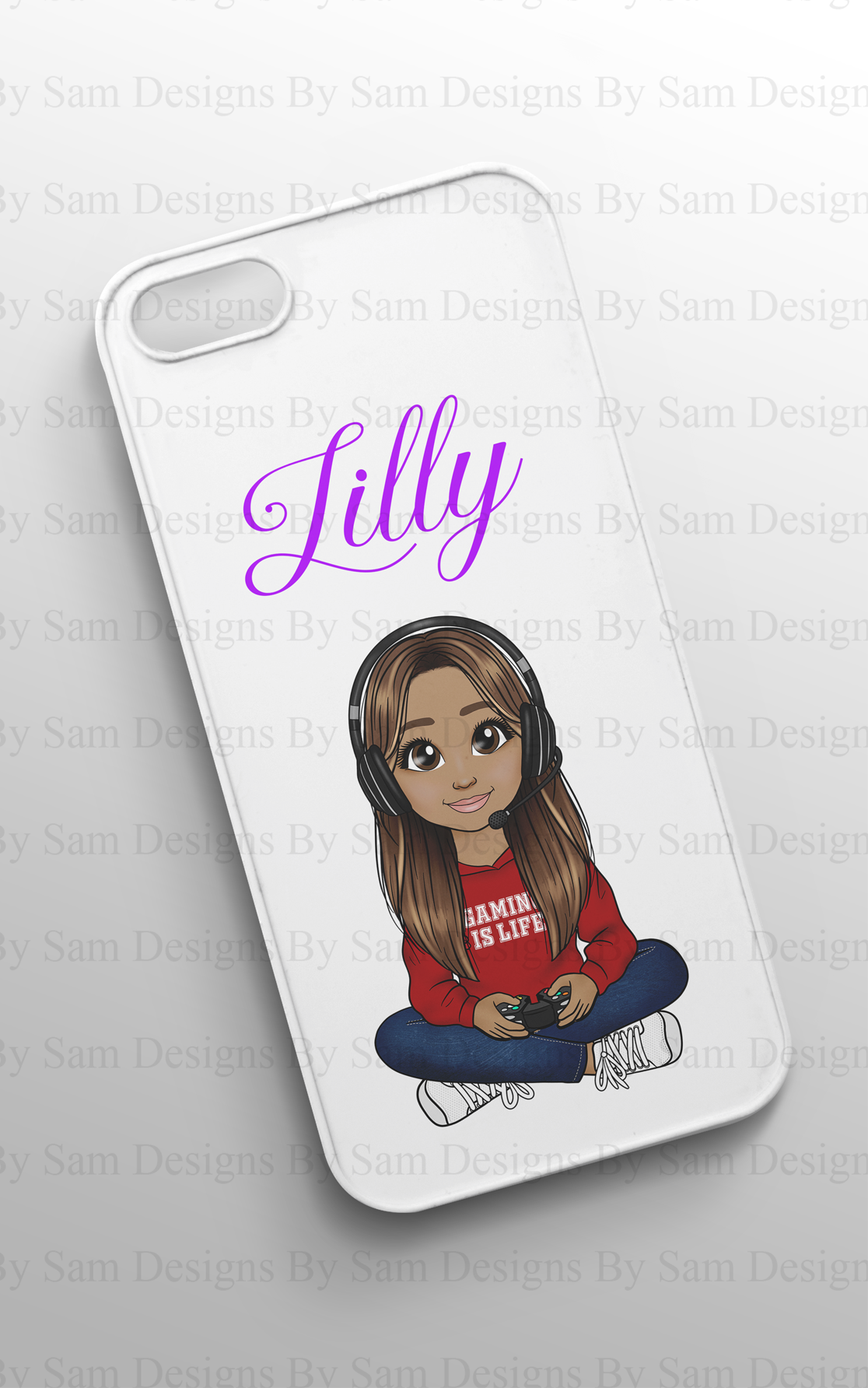 Lilly - Gamer Girl - Red Hoodie - Payhip