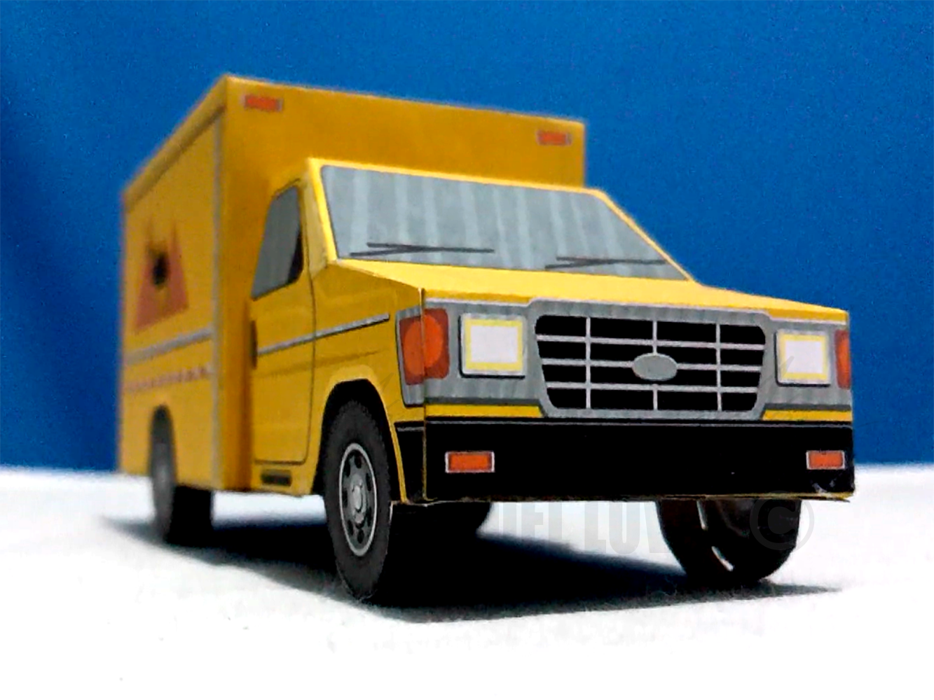 Paper truck Ford E350 ft 16 - Payhip