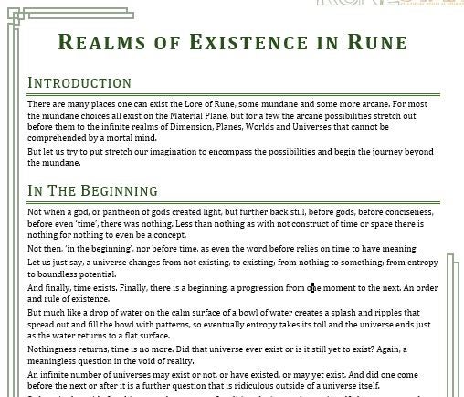 Realms of Existence in Rune - Payhip